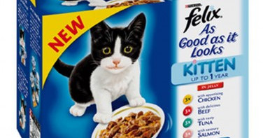 Felix Pouch Kitten FishandMeat CIJ 4x12x100g